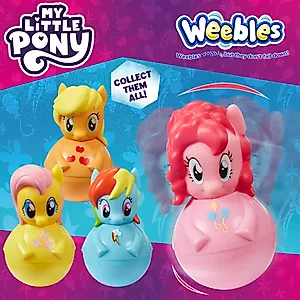 Character Options 07756 WEEBLES Four Pack, Wobble, Preschool Figures, My Little Pony Toys, Multi-Color
