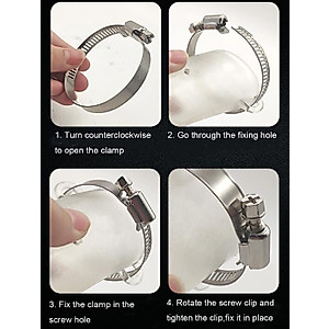 QIQIRO Large Size Silicone Goats Calf Cattle Bull Cow Big Horn Cover Anti-Fight Protective Cover Cow Horn Protector Round Cornered With 4 Clamps(Large Size 9.45''X2.16'')