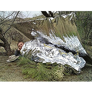 Emergency Bivy Sack Bivy Bag - Emergency Sleeping Bags 4 Pack Mylar Survival Sleeping Bag Emergency Bivvy Sack Waterproof Lightweight Foil Military Patriot Compact Gear Blanket Thermal Escape Camping