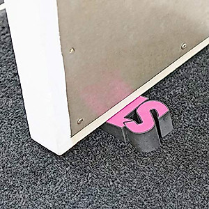 Stop Door Stopper Wedge, Pink - Fairly Odd Novelties - Funny Home, Office, Dorm Room Accessory Gift