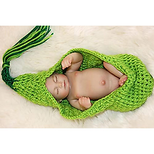 Wamdoll Miniature 10" Alive Beautiful Dreamer Newborn Baby Dolls Silicone Vinyl Full Body Washable for Girl