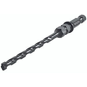 Irwin Tools 5/32" X 5" Drill Bit for 3/16" Concrete Screw Installation, 1/4 Inch Impact Gun Ready (5 Pack)