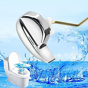 CARMELIT TOTO Toilet Replacement Parts, Upgraded TOTO Toilet Handle Replacement Parts Kit, Universal TOTO THU068#CP Trip Lever for ST743S, Side Mount Toilet Flush Handle for Kohler Toilet Tank