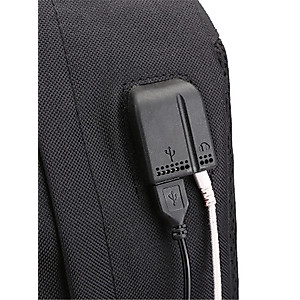 ISaikoy Anime Trigger Happy Havoc Backpack Satchel Bookbag Daypack School Bag Shoulder Bag, Black, Medium (Isaisia0612-a1)