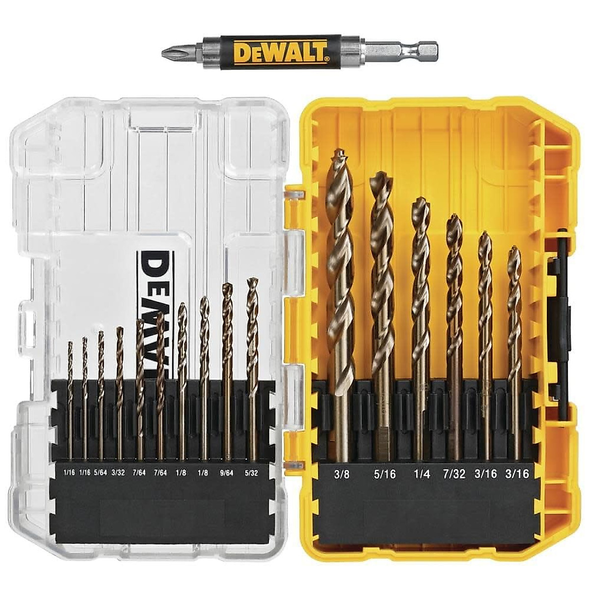 DEWALT 16 Pc. Pilot Point Drill Bit Set (DW1170 Z)