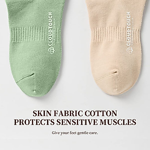 KKUMIGO Women's Cotton Socks,Low Cut Cotton Socks for Women (US, Alpha, One Size, Regular, Regular, Multicolor-5 Pairs)