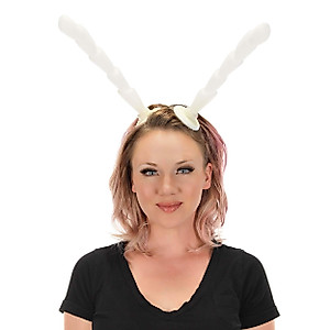 elope White Light-Up Insect Bug Antennae Costume Headband for Adults and Teens