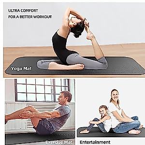 Exercise Equipment Mat,Treadmill Mat, Exercise Bike Trainer Mat, Fitness Home Gym Mat, Elliptical Mat,Spin Bike Mat,Small And Large Exercise Mat,Workout Pads For Floor,Workout Matt For home Gym Carpet