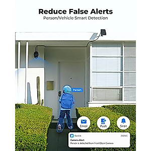 REOLINK 2K Security Camera System Wireless Outdoor, Pan Tilt Battery Solar Cam with 2.4/5GHz Dual-Band WiFi, Smart Detection, Time Lapse, 2-Way Talk, No Hub Needed, Argus PT with Solar Panel (Black)
