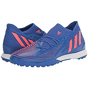 adidas Unisex Predator Edge.3 Turf Soccer Shoe, Hi-Res Blue/Turbo/Hi-Res Blue, 7 US Men