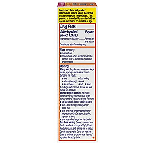 Infants' Motrin Concentrated Drops, Fever Reducer, Ibuprofen, Berry Flavored.5 Oz