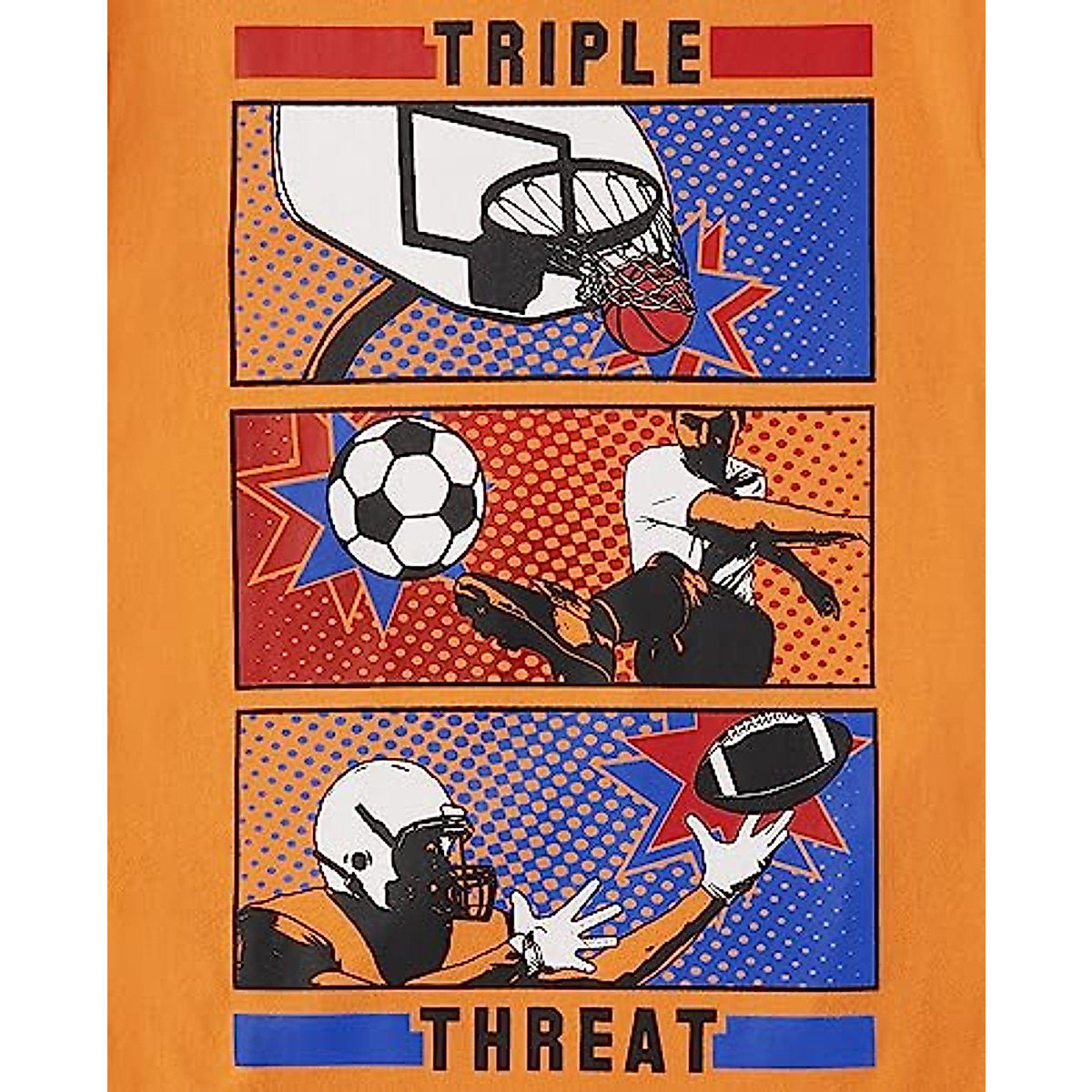 The Children's Place,Short Sleeve Sports Graphic T-Shirt,Carrot Stick,Medium (7/8)