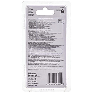 Master Lock ProSeries Brass Padlock, Set Your Own Combination Lock, Commercial Grade Locks with Code for Tools, Fences, Gates, 2-1/4 inches Wide, 1177D