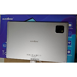 Latest Android Tablet with Eye Protection,6GB RAM,128GB ROM, 1TB Expand,Octa Core,10.3 Inch 1920x1200 FHD IPS Screen,10 Hour Battery,5+13MP,Dual Sim Card Slot,2.4/5G WiFi,Bluetooth 5.0,GPS,Sliver