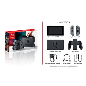 Nintendo Switch Console Gray Joy-Con (Renewed)