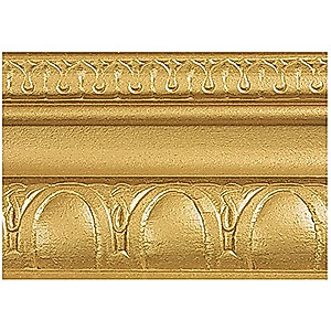 6 oz Modern Masters ME659 Olympic Gold Metallic Paint Collection, Satin Water-Based Decorative Metallic Paint