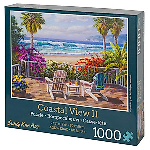 Sung Kim Art - Jigsaw Puzzle 1000 Piece for Adults (Coastal View II)