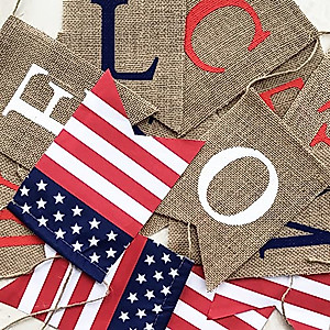 Uniwish Patriotic Welcome Home Banner Military Homecoming from Deployment Welcome Back Home Decorations Red White and Blue Theme Party Supplies