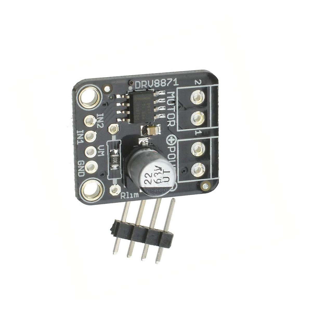 Comimark 1Pcs DRV8871 H-Bridge DC Motor Driver Breakout Board PWM Control Module 3.6A for Arduino
