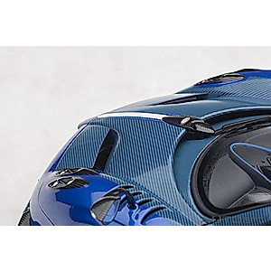 Autoart Pagani Huayra BC Blu Francia/Candy Blue Metallic with Carbon Accents 1/18 Model Car