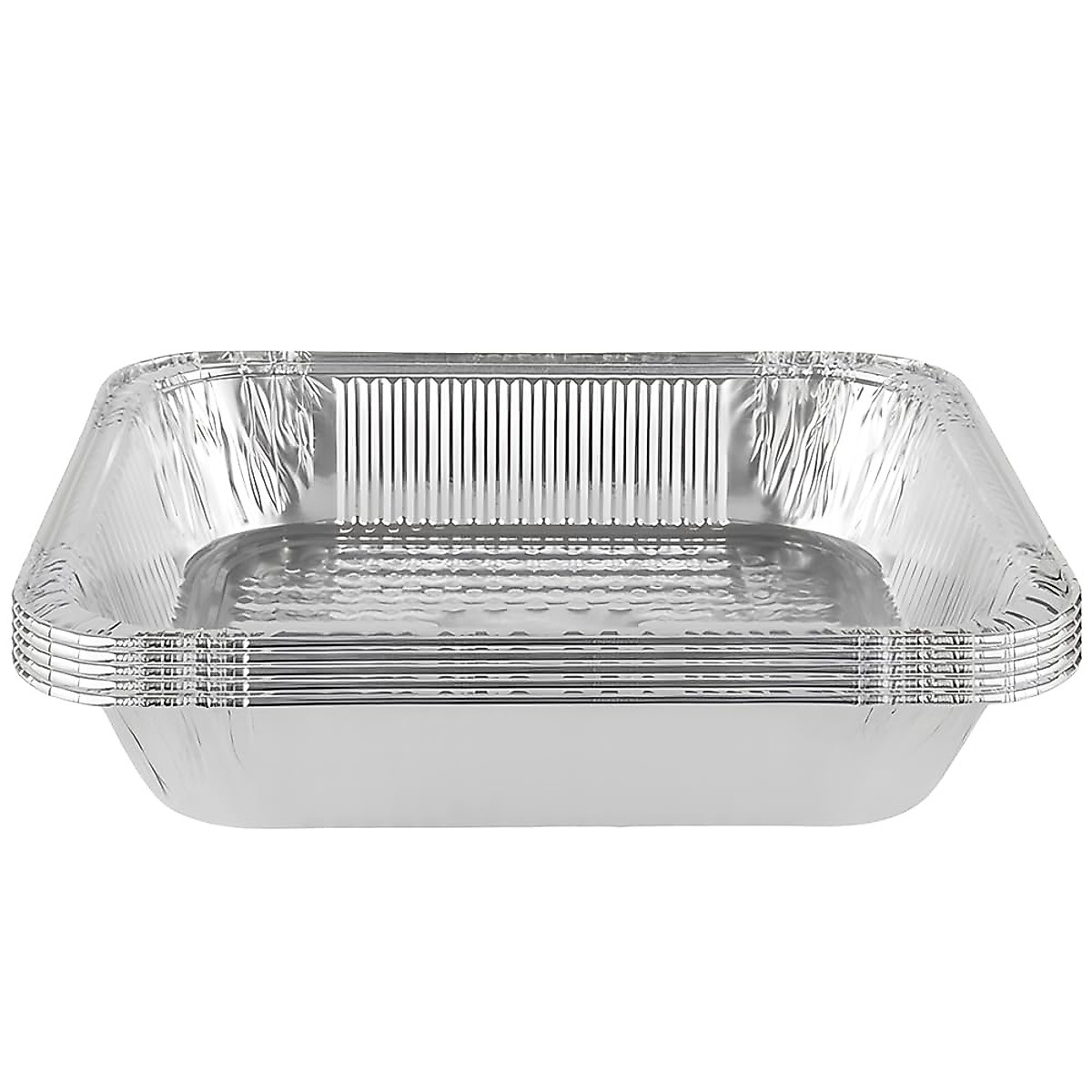 Bluesky Ultra Heavy Duty Silver Aluminum Pans - 9" x 13" (Pack of 5) - Premium Quality - Perfect for Baking, Cooking & Storage