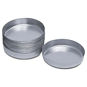 Cole-Parmer Essentials Aluminum Smooth-Walled Weighing Dishes, 150 mL, 100/Pk