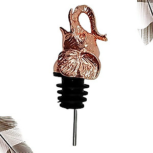 Yarnow Elephant Wine Pourer, Animal Wine Pourer Liquor Pour Spouts Bottle Pourer for Christmas for Bar Party Restaurant (Rose Gold)