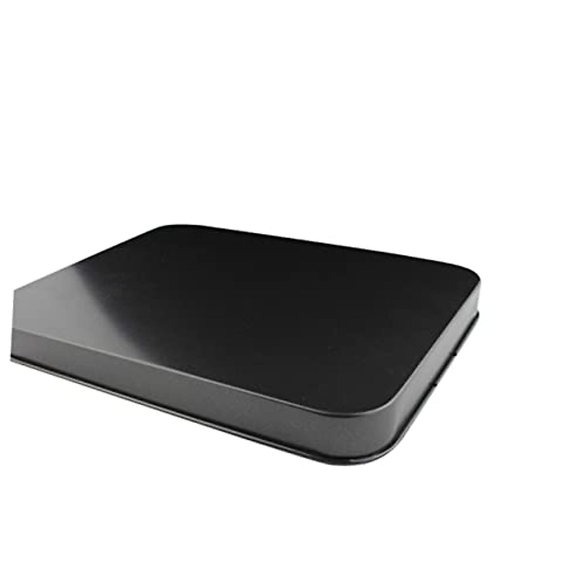 FURLOU Metal Serving Tray Accessory Tray Oven Roasting Pan Cookie Tray Black Cake Plates Cake Baking Tray Baking Pans Big Cake Brownie Baking Tools Bread Pan Black Non Stick Baking Tray Plate