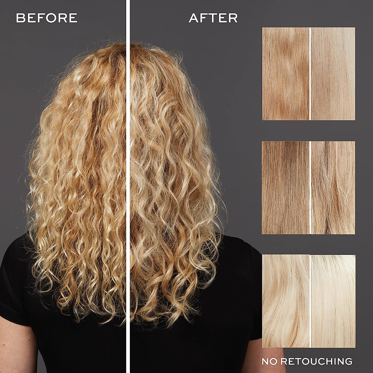 John Frieda 8.3 Ounce Shampoo for Blonde Hair, Violet Crush Purple Shampoo, Neutralizes Brassy Yellow Tones, Blonde Toner for Bleached, Platinum