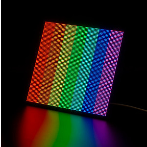 xicoolee 4096 RGB Full-Color LED Matrix Panel Display 64×64 Pixels for Raspberry Pi 3mm Pitch with 2 HUB75 Interface