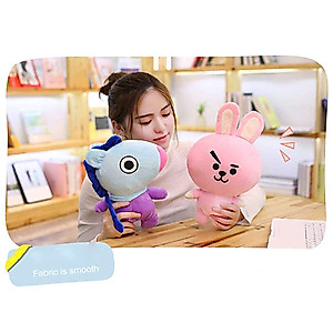 Plush Toy Cushion Plush Doll Cushion Pillow Warm Bolster Cute Cartoon Pillow Soft Animal Stuffed Doll Toy (Pink Rabbit)