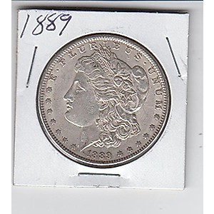1889 Morgan Silver Dollar Coin - Circulated $1 Extremely Fine
