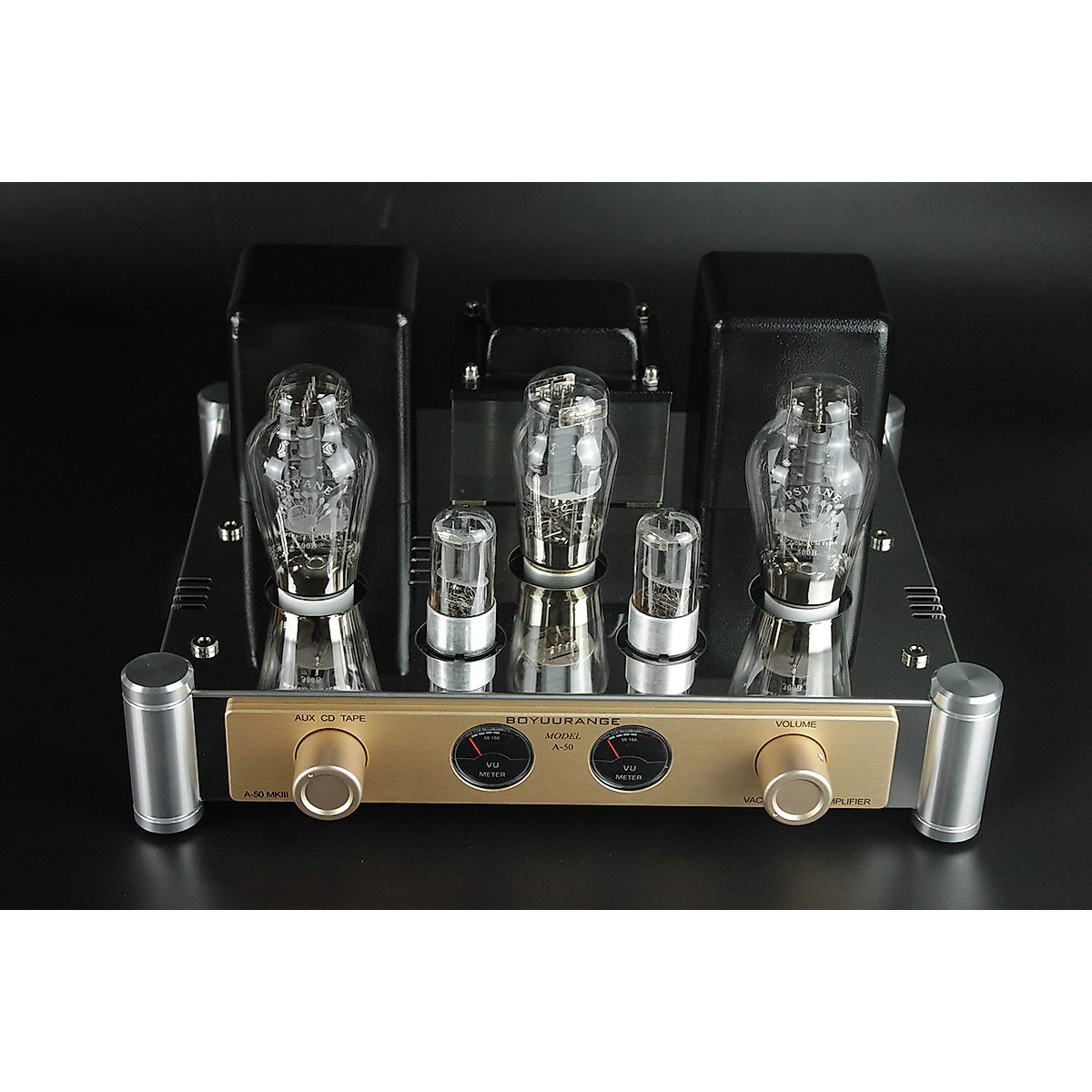 BoyuuRange REISONG A50 MKIII 300B HiFi Intergrated Tube Amplifier Single-end Class A Valve Amp with Tube Cage