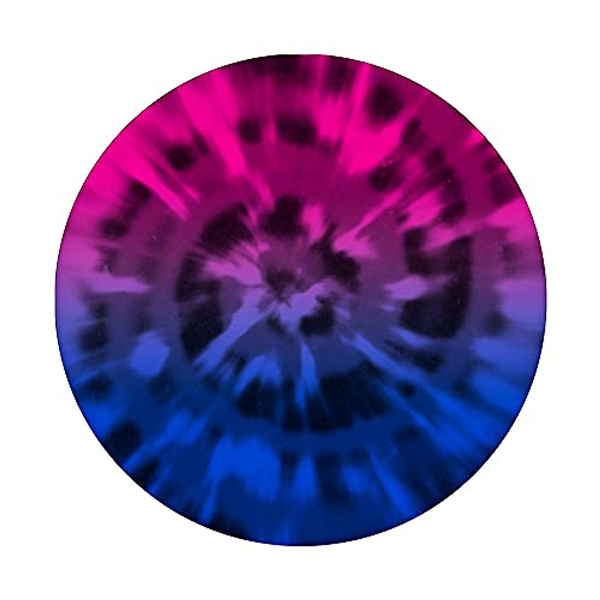 Bisexual Tie Dye Boho Bi Pride Flag Colors Pink Blue Purple PopSockets Swappable PopGrip