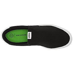 adidas Unisex Vulcraid3r Slip on Running Shoe, Core Black/Core Black/White, 10 US Men