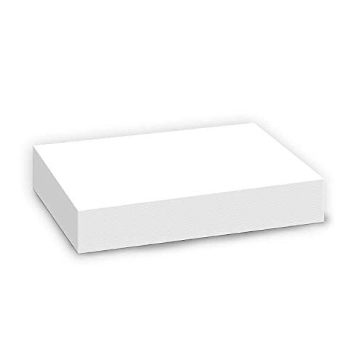 Half Letter Size Cardstock – Great for Business Documents, Letters, Arts, Prints and Crafts, Printing and Writing | 8.5” x 5.5” | Bright White 65lb Cover (176gsm) Card Stock | 100 Sheets per Pack