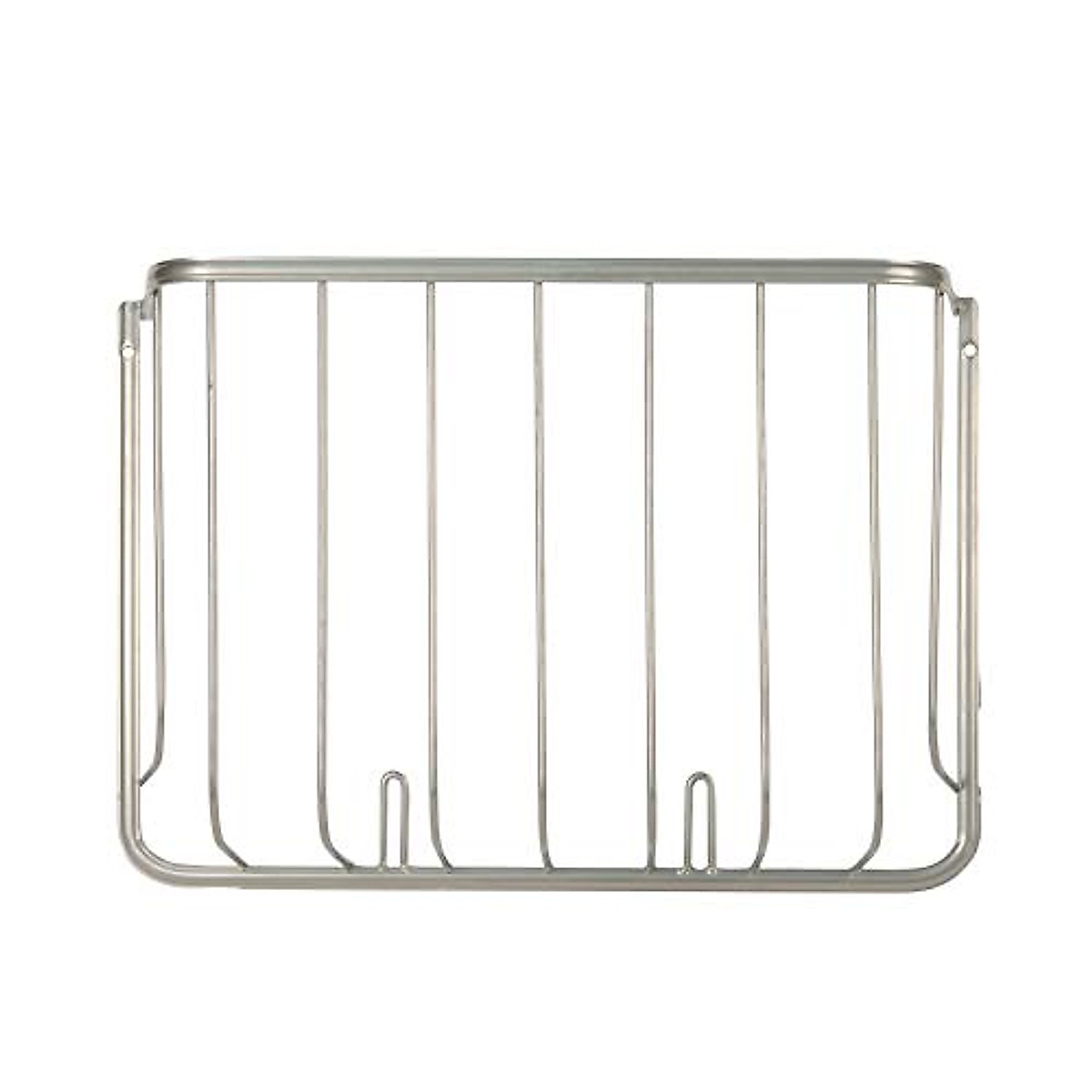 Spectrum Diversified Ashley Cabinet & Wall-Mounted Board & Bakeware Holder, Cookie Sheet Cutting Board Organizer for Cabinet, Baking Accessory Storage & Organization, Satin Nickel