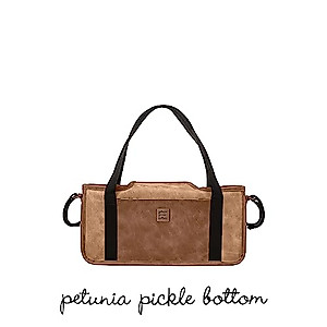 Petunia Pickle Bottom Wander Stroller Caddy | Perfect Baby Caddy to Keep Everything Organized | Multiple Carry Positions - Fits Most Strollers | Brioche
