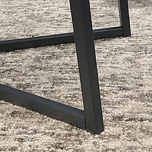 Sauder Canton Lane Coffee Table, L: 43.31" x W: 19.69" x H: 18.31", Grand Walnut Finish