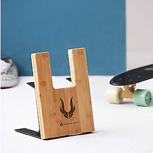 J JACKCUBE DESIGN Skateboard Storage Holder - Skateboard Display Holder, Standing Storage, Skateboard Accessories for Portable Display or Skateboard Parking lot - MK501A