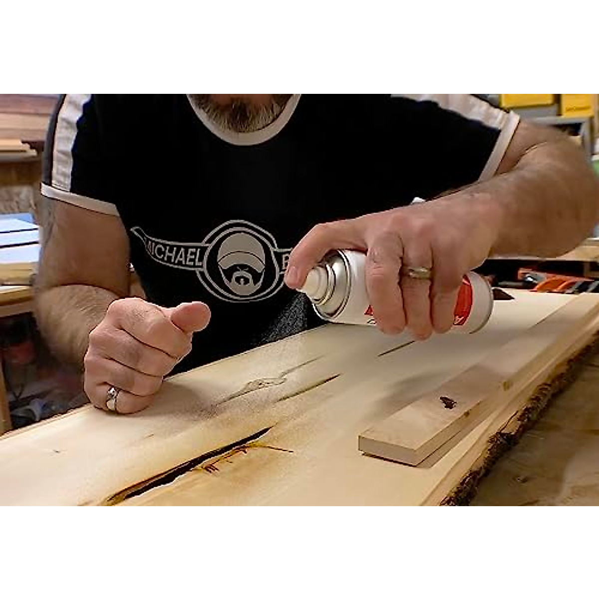 Starbond Super Fast Thin CA Glue (4oz) and Aerosol Accelerator (6oz) Bundle - Water-Thin CA Glue with Activator Bundle (for Woodturning, Pen Turning, Hobby, Stabilizing, Finish, Inlay)