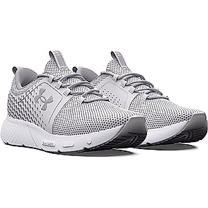 Under Armour Women's Charged Decoy Running Shoe, (100) White/White/Halo Gray, 9