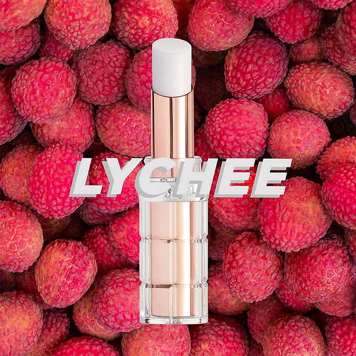 L'Oreal Paris Makeup Colour Riche Plump and Shine Lipstick, for Glossy, Radiant, Visibly Fuller Lips with an All-Day Moisturized Feel, Lychee Plump, 0.1 oz.