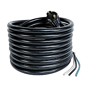 Arcon 14247 Generator Power Cord 30-Amp Bare Wire Cord 25-Foot
