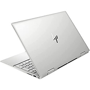 HP Envy x360 15.6-inch FHD Touchscreen 512GB SSD, i5-1135G7 2-in-1 Laptop (8GB RAM, SD Card Reader, Intel Iris Xe Graphics, Windows 11 ) Silver, 15-ed1055wm