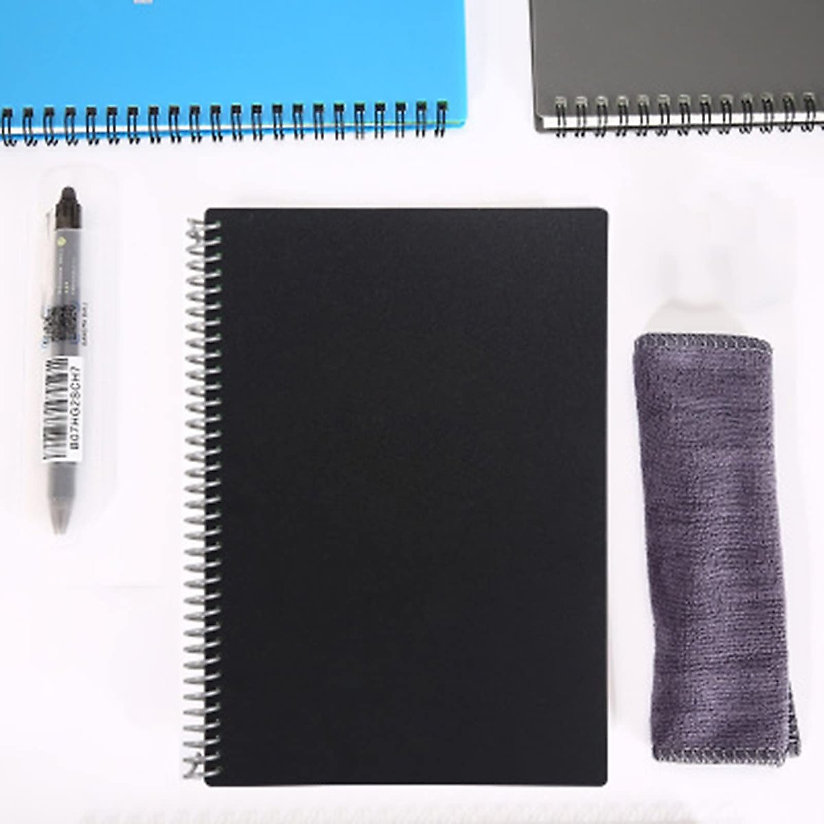 Yinuoday Smart Reusable Notebook A5 Smart Notebook Eco-Friendly Erasable Notebook Waterproof Notepad with Pen Cloth