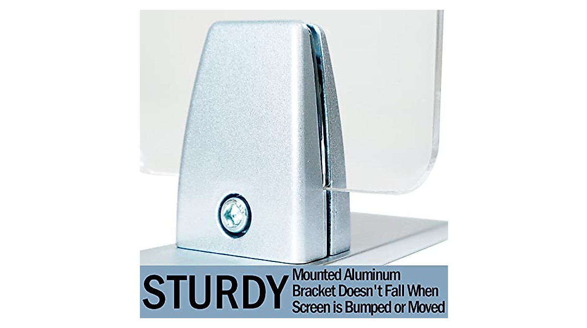 Plexiglass Table Top Sneeze Guard – Durable Acrylic Desk Divider