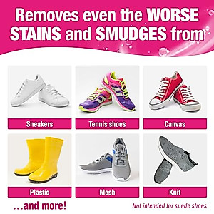 ShoeAnew Quick ’n Brite Cleaning Kit - Footwear Cleaner for All Shoe Types - Sneakers, Boots, Dress Shoes, Collectibles - 12 Ounce Bottle, Soft Bristle Brush and Premium Microfiber Cloth