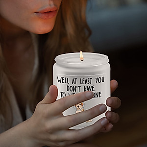 Funny Get Well Soon Gifts: After Surgery Recovery Encouragement Gift for Friends Female Humor Sympathy Candle Gifts for Men Feel Better for Sick Women