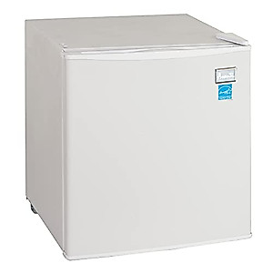 Avanti AR17T0W 1.7 Cubic Foot Refrigerator, 20.3" x 18" x 18.3", White